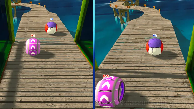 Play Rolling Balls Sea Race Online - Free 2 Player Games